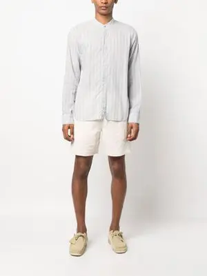 Orlebar Brown Dekker Striped Long-sleeve Shirt