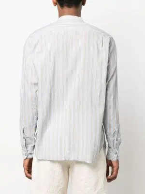 Orlebar Brown Dekker Striped Long-sleeve Shirt