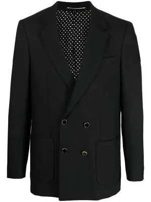 PT TORINO Double-breasted Wool Blazer