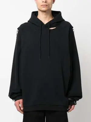 Raf Simons Artwork-print Cotton Hoodie