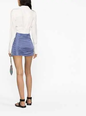 Gauge81 Ruched Mini Skirt