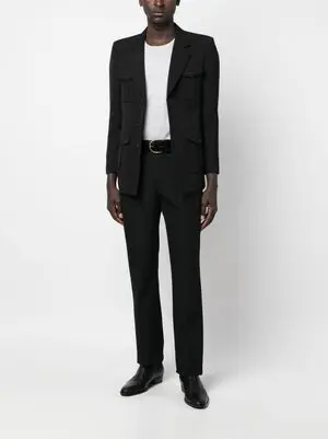 Saint Laurent Crew-neck Short-sleeved Sweatshirt