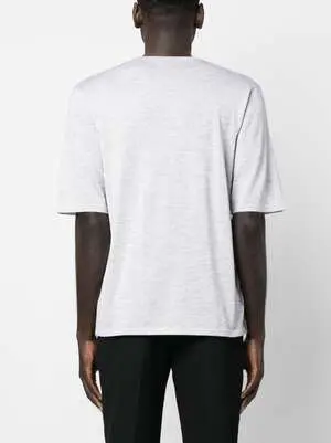 Saint Laurent Crew-neck Short-sleeved Sweatshirt