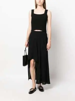 Yohji Yamamoto Asymmetric Midi Skirt