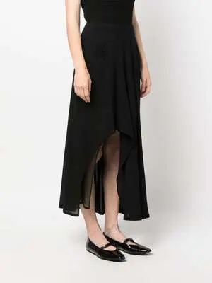 Yohji Yamamoto Asymmetric Midi Skirt