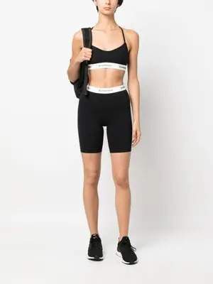 SPORTY & RICH Logo-underband Crop Top
