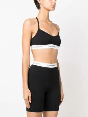 SPORTY & RICH Logo-underband Crop Top