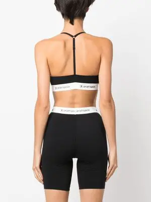 SPORTY & RICH Logo-underband Crop Top