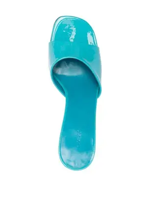 By Far Tais 85mm Patent-leather Sandals