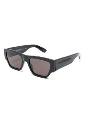 Alexander McQueen Angled Rectangle-frame Sunglasses