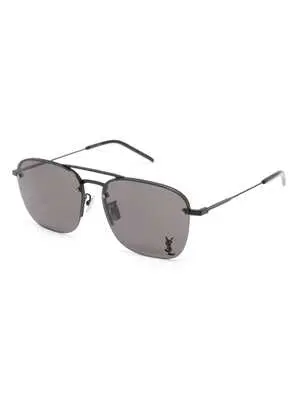 Saint Laurent Logo-plaque Sunglasses