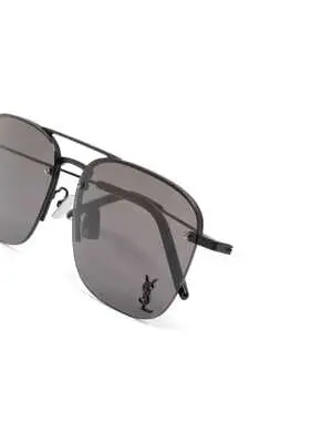 Saint Laurent Logo-plaque Sunglasses