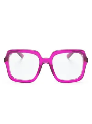 Gucci Square-frame Glasses - Pink