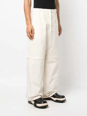 JIL SANDER Detachable-legs Cotton Trousers - Neutrals