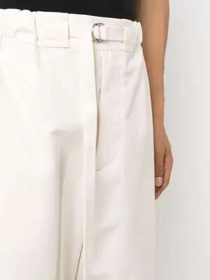 JIL SANDER Detachable-legs Cotton Trousers - Neutrals