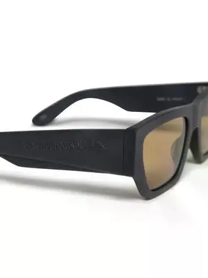 Alexander McQueen Angled Rectangle-frame Sunglasses