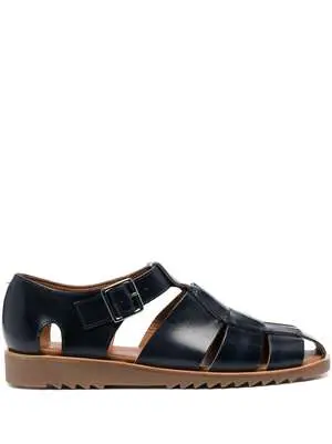 Paraboot Buckle-fastening Cut-out Sandals - Blue