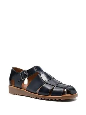 Paraboot Buckle-fastening Cut-out Sandals - Blue