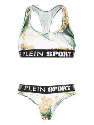 Plein Sport Printed Sports Bras