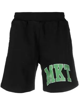 MARKET Logo-print Cotton Track Shorts