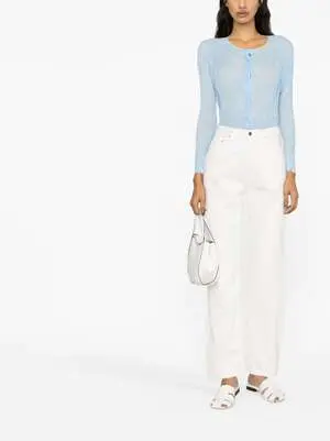 TOTEME Five-pocket Wide Leg Jeans
