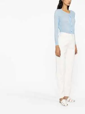 TOTEME Five-pocket Wide Leg Jeans