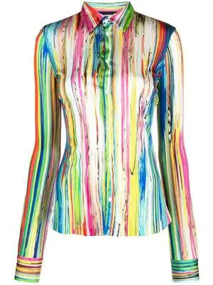 Dsquared2 Striped Long-sleeve Shirt