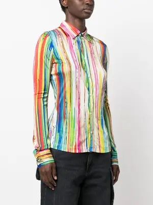 Dsquared2 Striped Long-sleeve Shirt