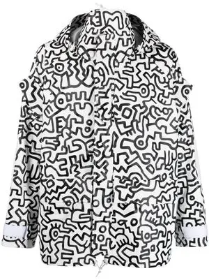Junya Watanabe X Keith Haring Graphic-print Jacket