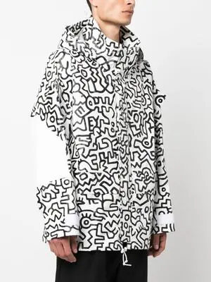 Junya Watanabe X Keith Haring Graphic-print Jacket