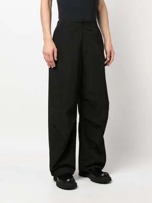 AMOMENTO Ripstop Fatigue Wide-leg Trousers