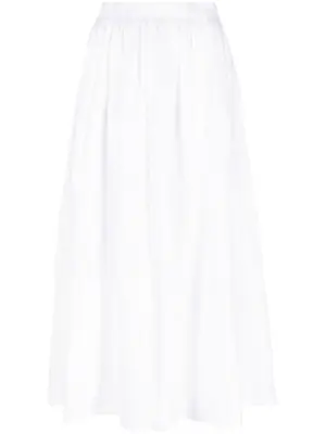 Polo Ralph Lauren Broderie-anglaise Linen Midi Skirt