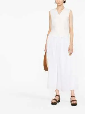 Polo Ralph Lauren Broderie-anglaise Linen Midi Skirt