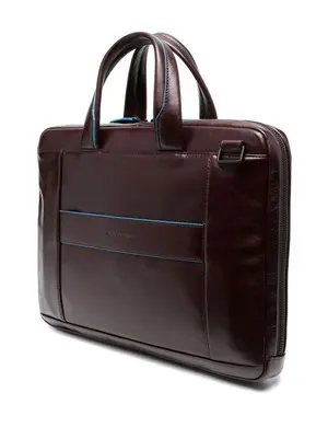 PIQUADRO Leather Laptop Briefcase