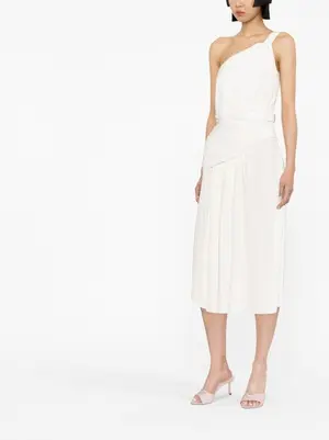 Alberta Ferretti Flared Midi Dress
