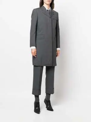 Thom Browne 4-bar Stripe Wool Coat