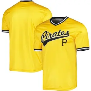 STITCHES Pittsburgh Pirates Cooperstown Collection Team Jersey - Gold