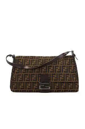 Fendi Zucca Mamma Baguette Shoulder Bag