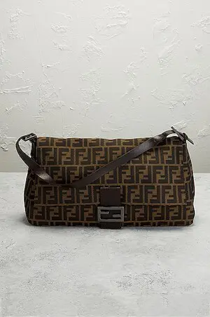 Fendi Zucca Mamma Baguette Shoulder Bag