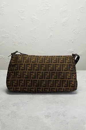 Fendi Zucca Mamma Baguette Shoulder Bag