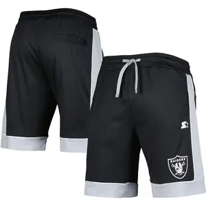 STARTER Las Vegas Raiders Graphic Shorts - Black