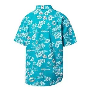 Reyn Spooner Miami Dolphins Kekai Button-up Shirt