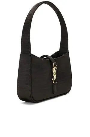 Saint Laurent Mini Le 5 A 7 Tri Metal Bag - Nero