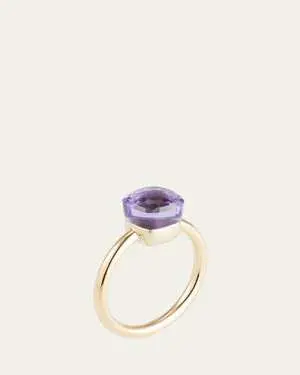 Pomellato 18k Rose And White Gold Nudo Petit Ring - Two Tone Gold