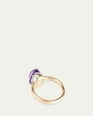 Pomellato 18k Rose And White Gold Nudo Petit Ring