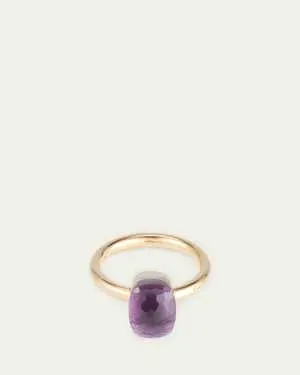 Pomellato 18k Rose And White Gold Nudo Petit Ring