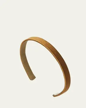 JENNIFER BEHR Jennifer Behr Lucy Silk Headband Bronze