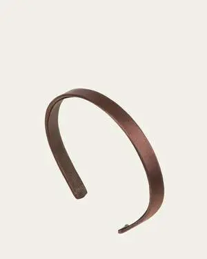 JENNIFER BEHR Jennifer Behr Lucy Silk Headband Espresso