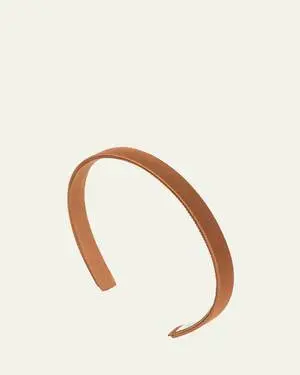 JENNIFER BEHR Jennifer Behr Lucy Silk Headband Mocha