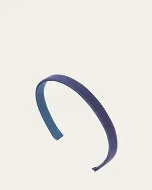 JENNIFER BEHR Jennifer Behr Lucy Silk Headband Navy
